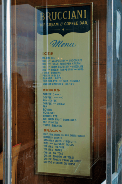 Brucciani’s – Morecambe – Modern Mooch