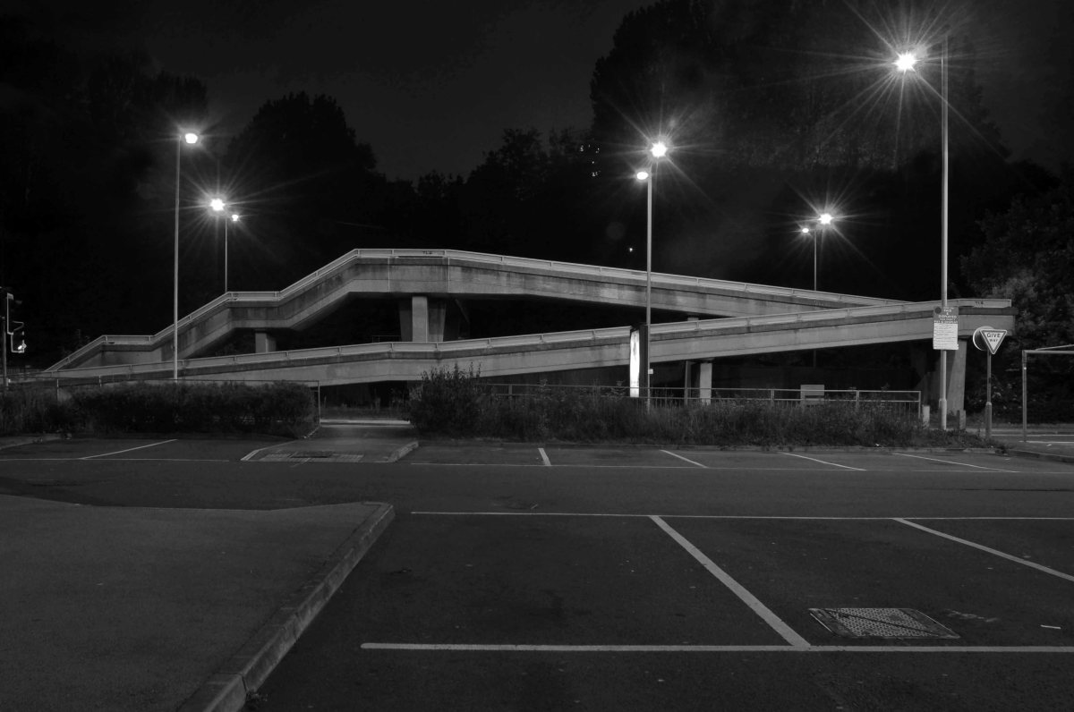 Motorway Footbridge – Stockport – Modern Mooch