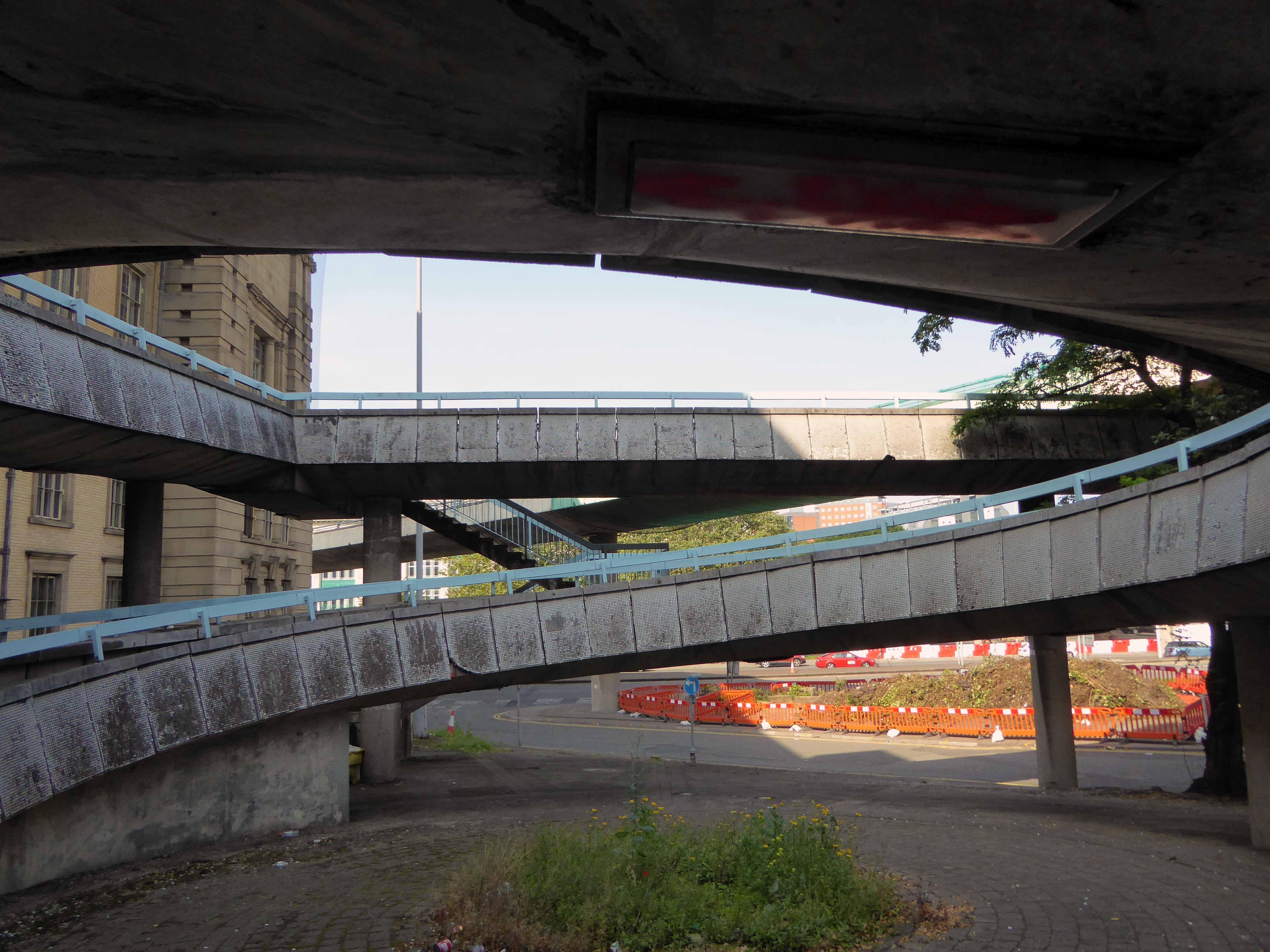 Churchill Way Flyovers and Walkways – Liverpool – Modern Mooch